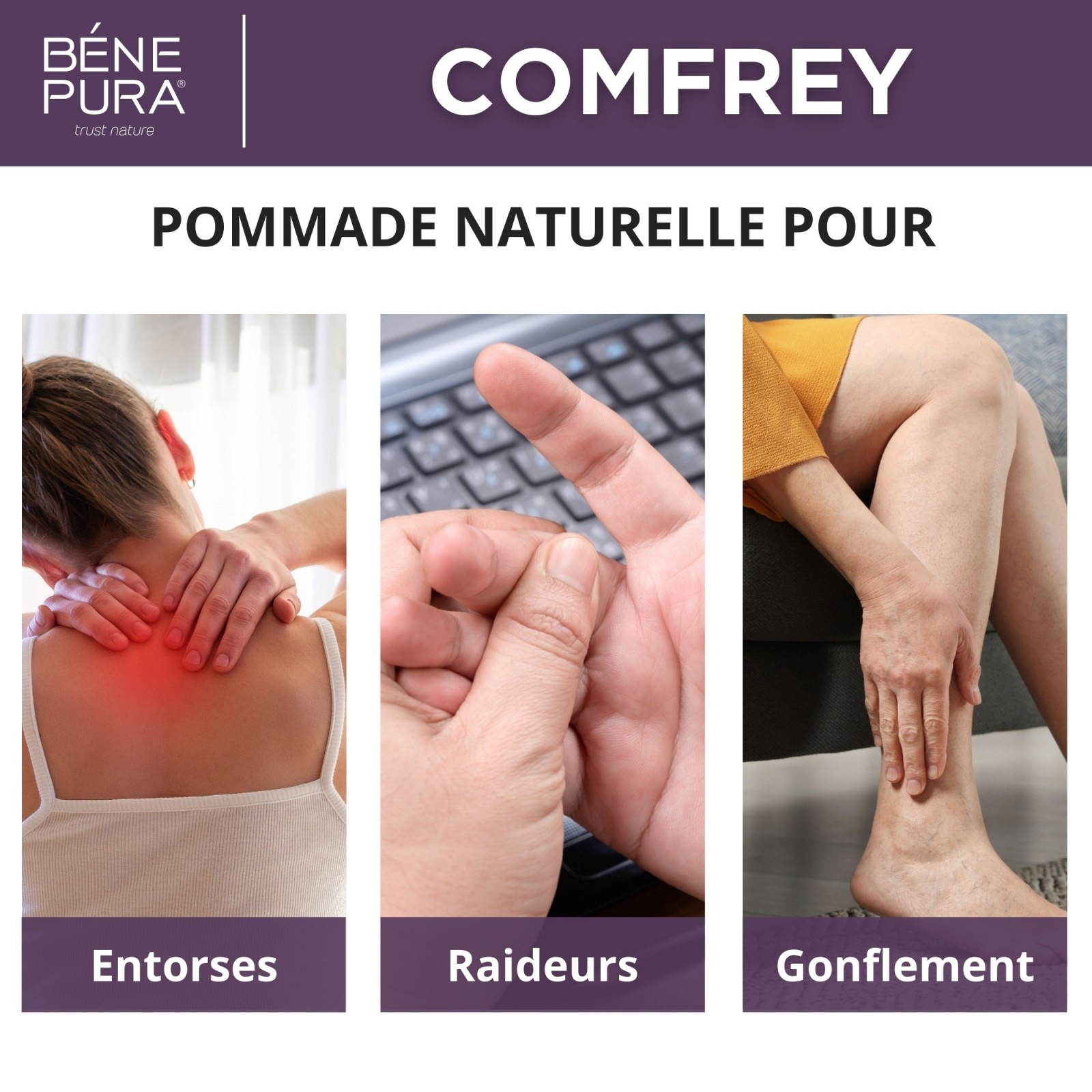 ᐉ Pommade de Consoude pour douleurs Articulaires et Musculaires - 40ml ...